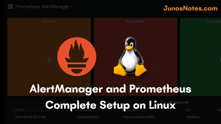 AlertManager and Prometheus Complete Setup on Linux – Junos Notes