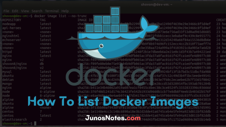 How To List Docker Images | What is Docker Image | docker image ls ...