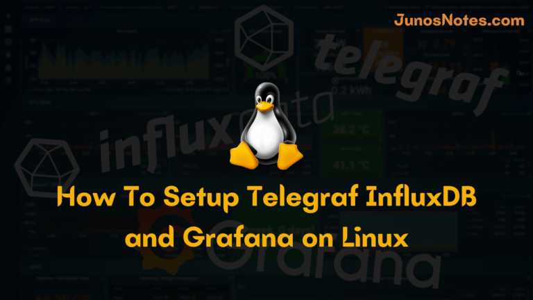 How To Setup Telegraf InfluxDB and Grafana on Linux | TIG Stack Setup ...